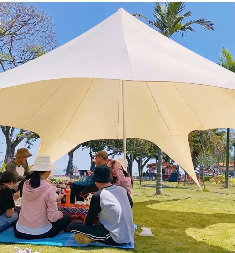Outdoor Event Tents - Durable, Uv-Resistant Star Shaped Tents