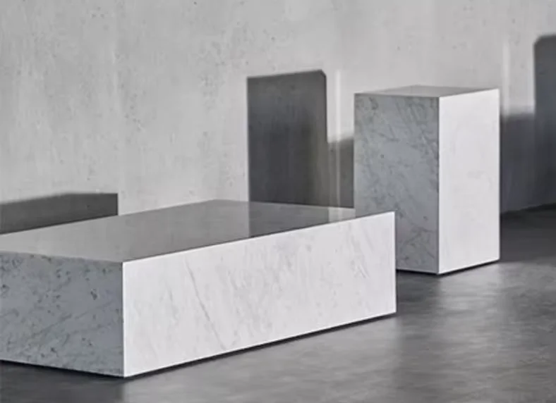 Modern Style Home Furniture White Marble Coffee Table Stone Plinth - Buy Marble Stone Plinth ...