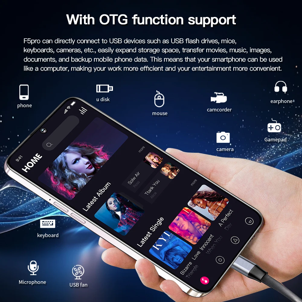 Sample Fast Delivery 5g De Smartphones Amoled 7.3 Inch Full Screen ...