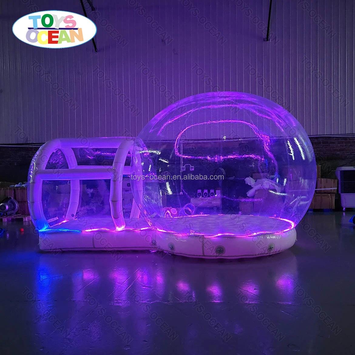 Commercial Event Party With Led Inflatable Bubble Bounce House Bouncing ...