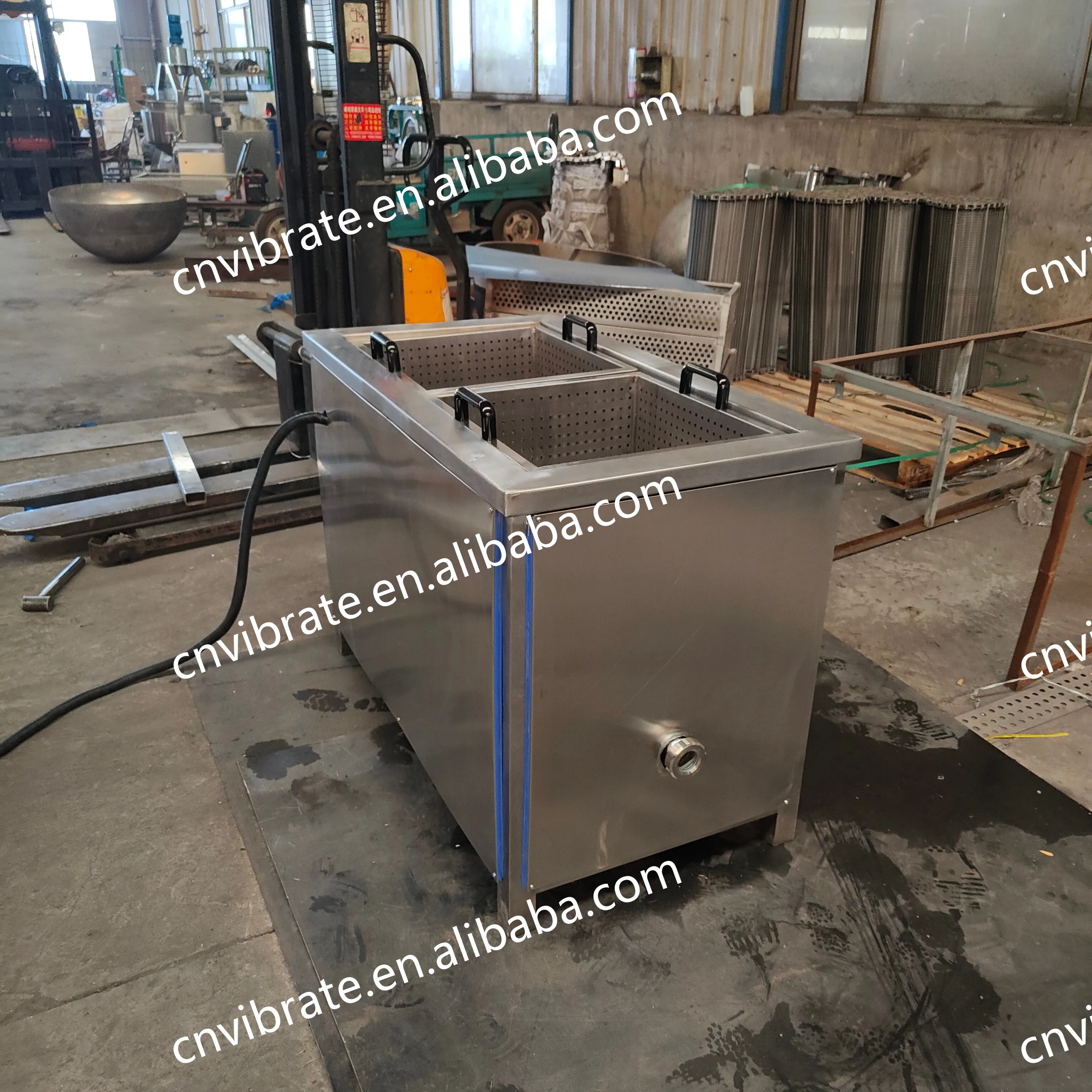 VBJX Commercial Stainless Steel Onion Chips Frying Machine Deep Fryer ...
