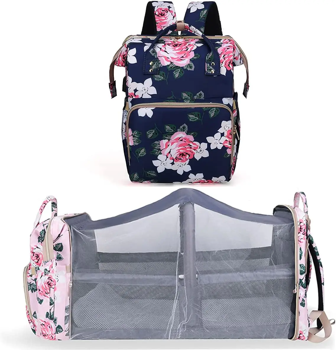 Wholesale Waterproof Foldable Travel Backpack With Bed Newborn Baby Cot ...