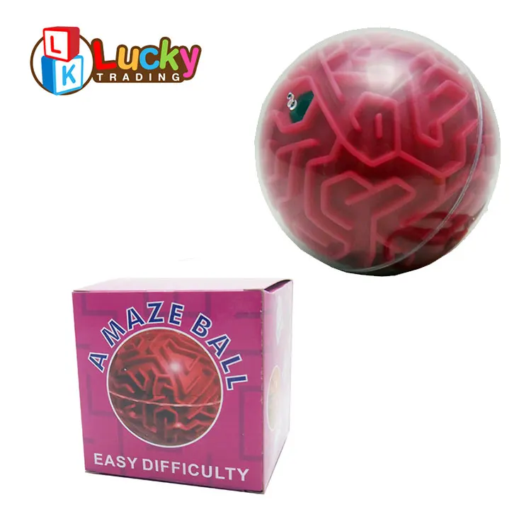 Magic Plastic Maze Puzzle 3D Mind Games Toy Labyrinth Ball Bearing Maze ...