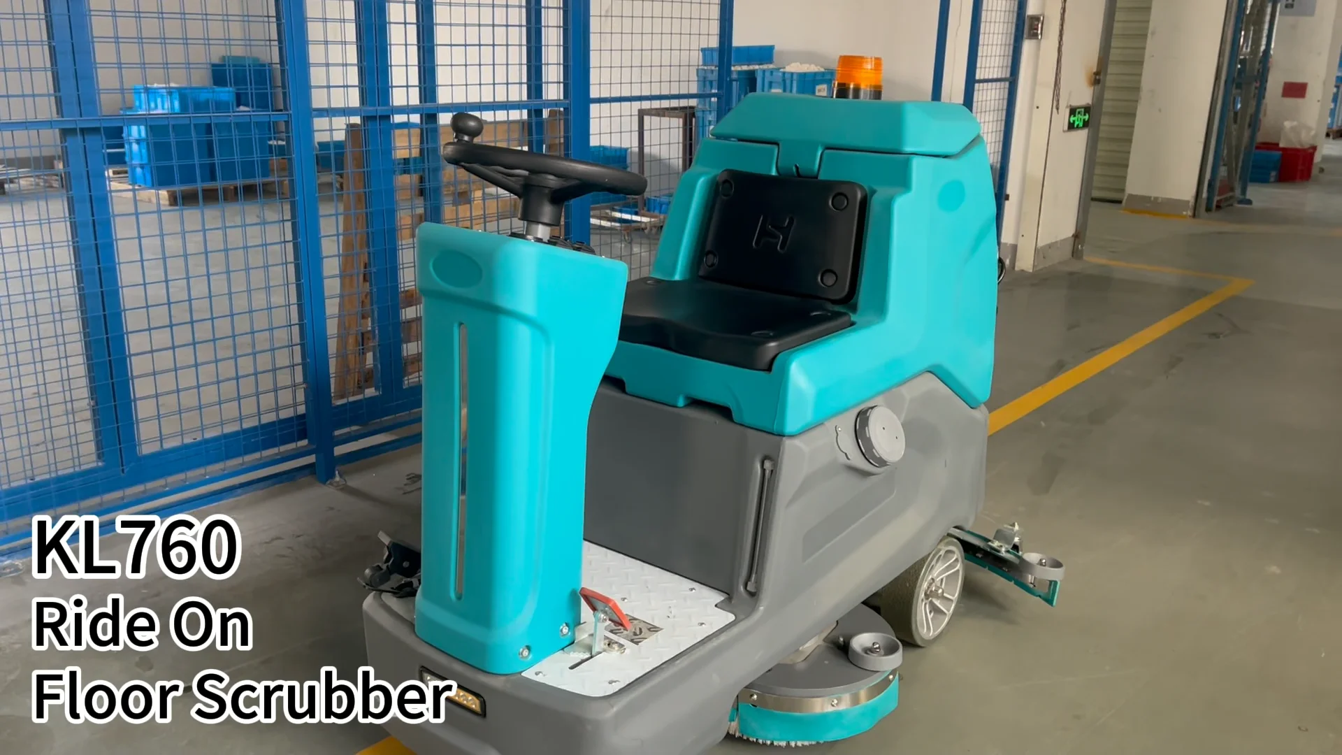 Magwell Kl760 Walk Behind Floor Scrubber Cleaning Scrubber Machine ...