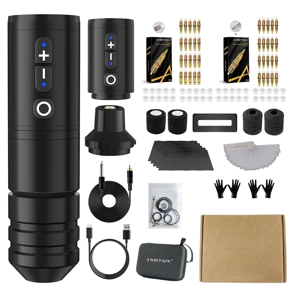 Ambition Ninja Pro 2400mah Battery Professional Wireless Rotary Tattoo ...