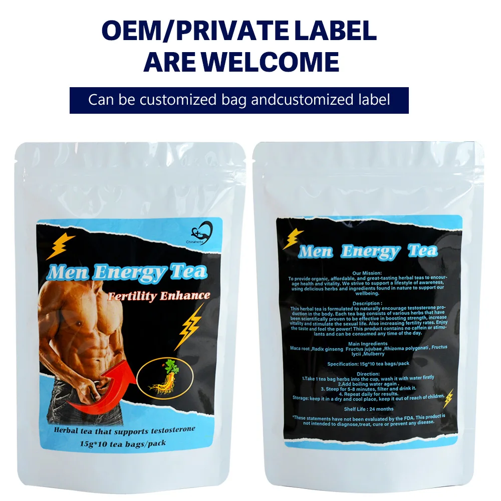 Chinaherbs Healthy Libido Male Sexual Tea Maca And Ginseng Tea Sexual High Energy Boost Male