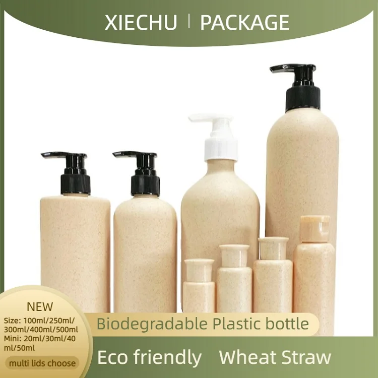 Eco-friendly Biodegradable Packaging for Shampoo & Conditioner