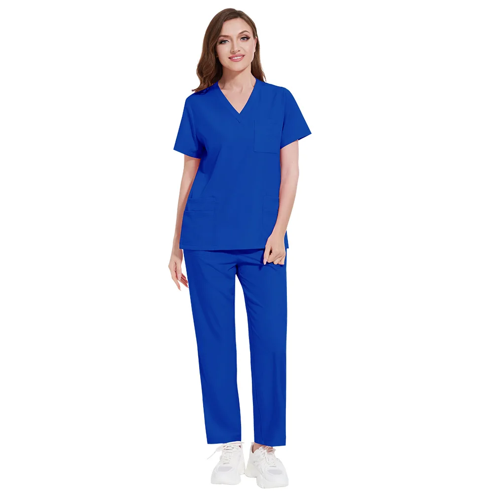 Scrubs Sets Hospital Uniforms Nursing Uniform Sets Plus Size Jogger ...