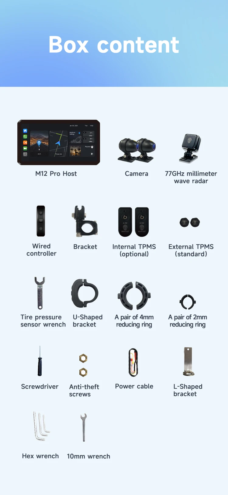 Alienrider M12 Pro - Ultimate Motorcycle Navigation & Dash Cam