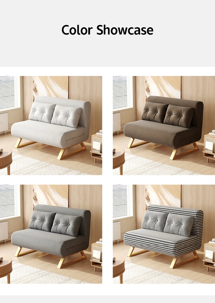 Nordic Light Luxury Sofa Chair - Dual-Use Folding Sofa Bed