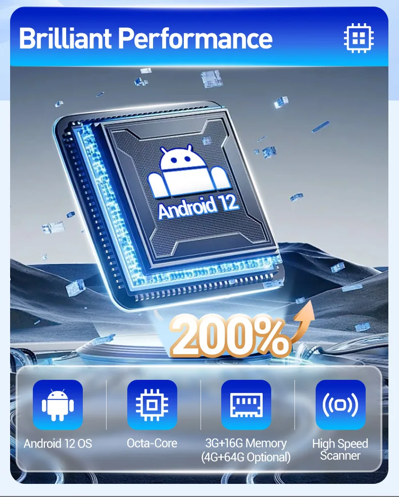 F1-88 8 Inch Food Ordering Portable Android Pos Payment Machine All In ...