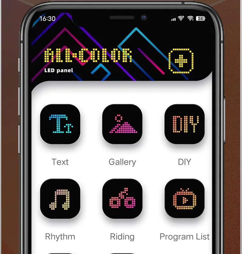 Car Led Screen Pixel Art Display 32x32 App Cellphone Control ...