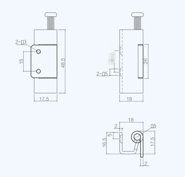 Hengsheng CL237 Stainless Steel/Iron Concealed Hinge Heavy Duty Door ...