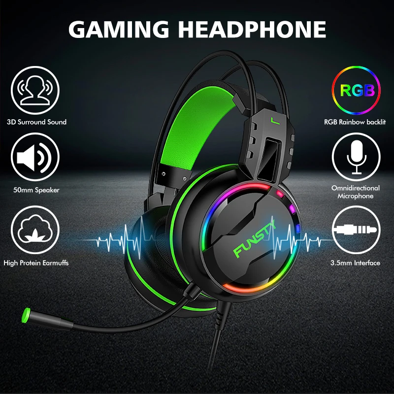 Hot Sale Wired Headset True Wireless Earbuds Gaming Headset Low Latency ...