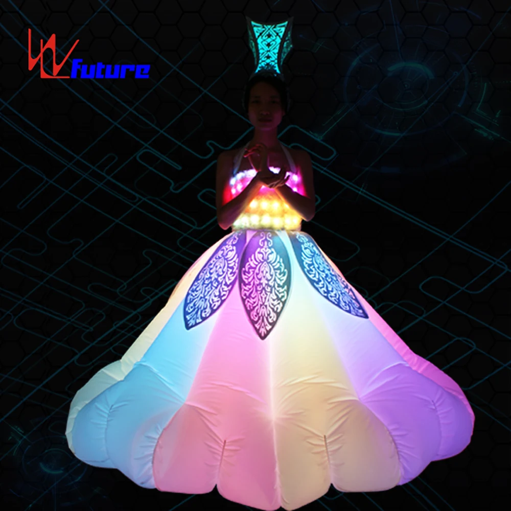 Custom Led Inflatable Dress For Party,Led Inflatable Princess Dress ...
