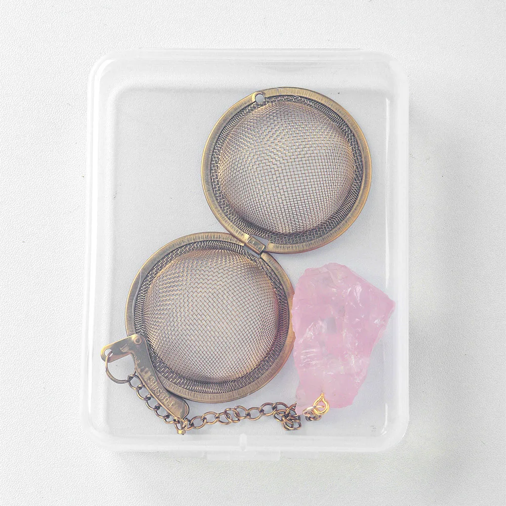 Wholesale Natural Healing Crystal Raw Stone Tea Strainer Food Grade ...