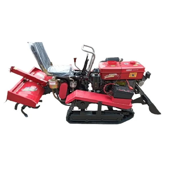 Ride on Rotary Tiller Garden Mini Tractor Agriculture Equipment With ...