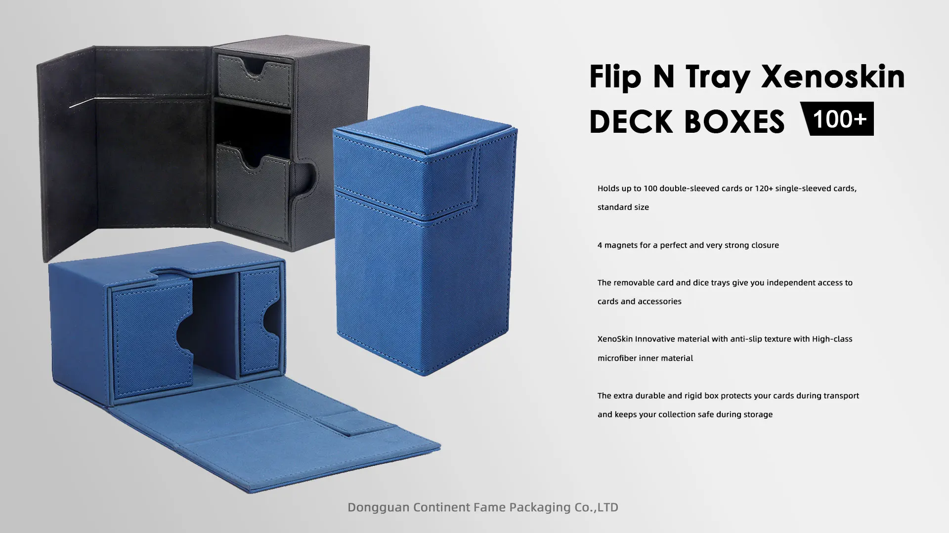 Deck Box With Dice Tray Protect 100 + Double Sleeved Cards Great Mtg ...