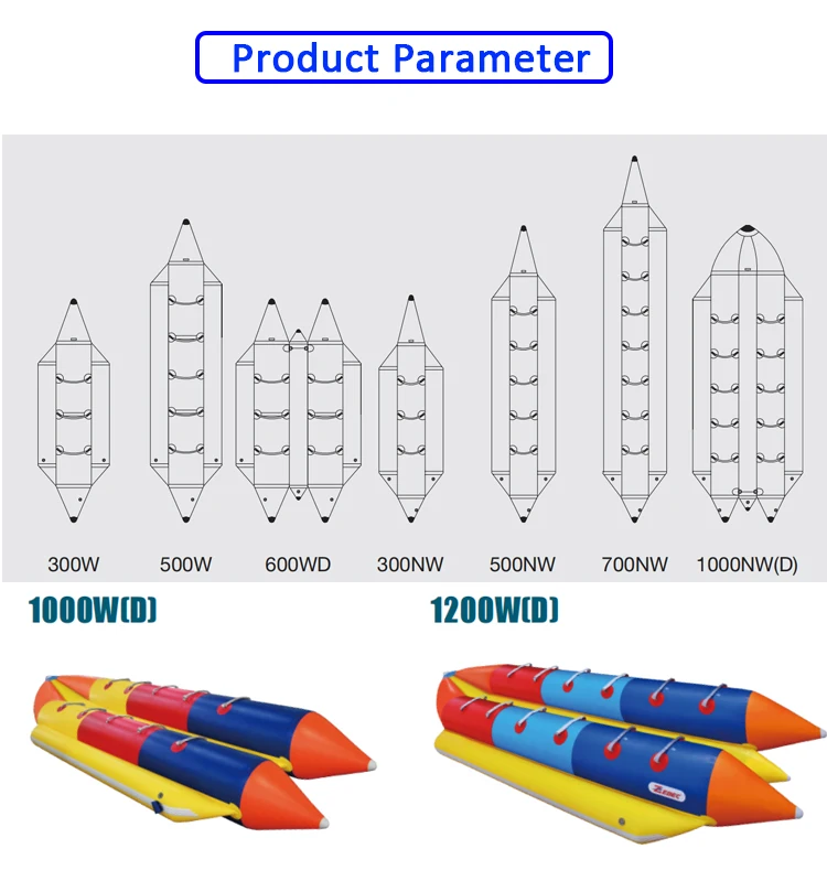Zebec Kxone Water Park - Top Quality 16 Person Banana Boat