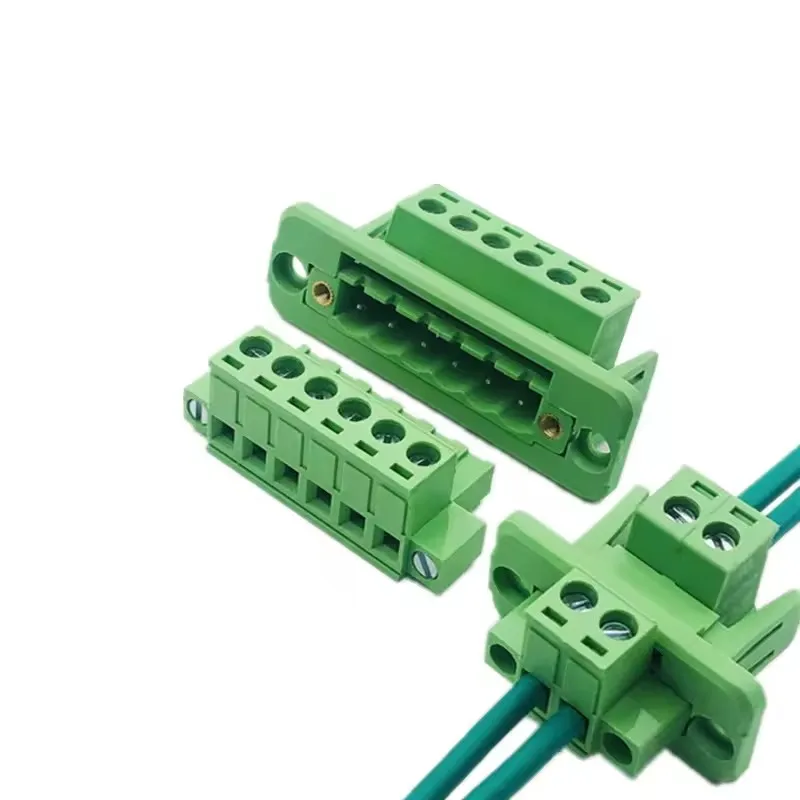 Male & Female Pcb Screw Terminal Block pcb plug & socket wiring ...