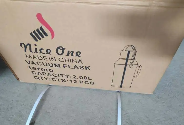 Nice One Giant Glass Insulated Water Vacuum Flasks Thermoses Stainless ...