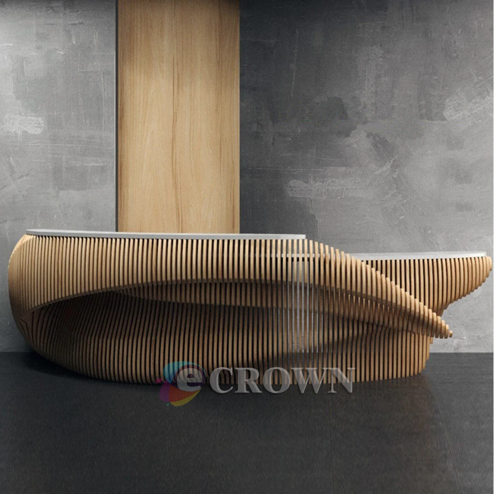 Kiosk Design Front Reception Kiosk with Painted Front Reception Service ...