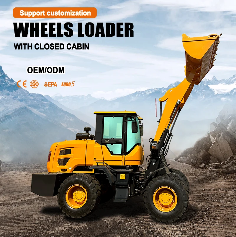 Limited Sale Mini 1000kg Wheeled Hydraulic Front-end Loader Compact ...