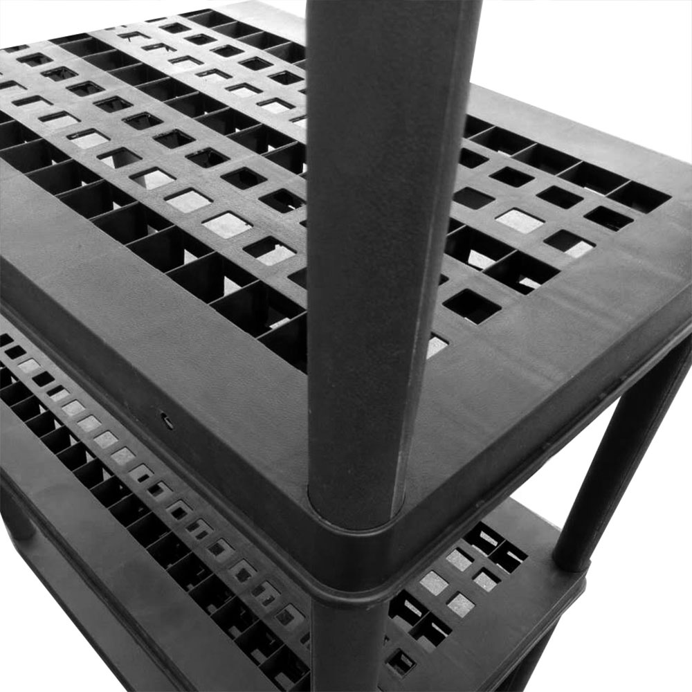 5 Tier Plastic Shelf Shelving - Efficient Storage Solutions