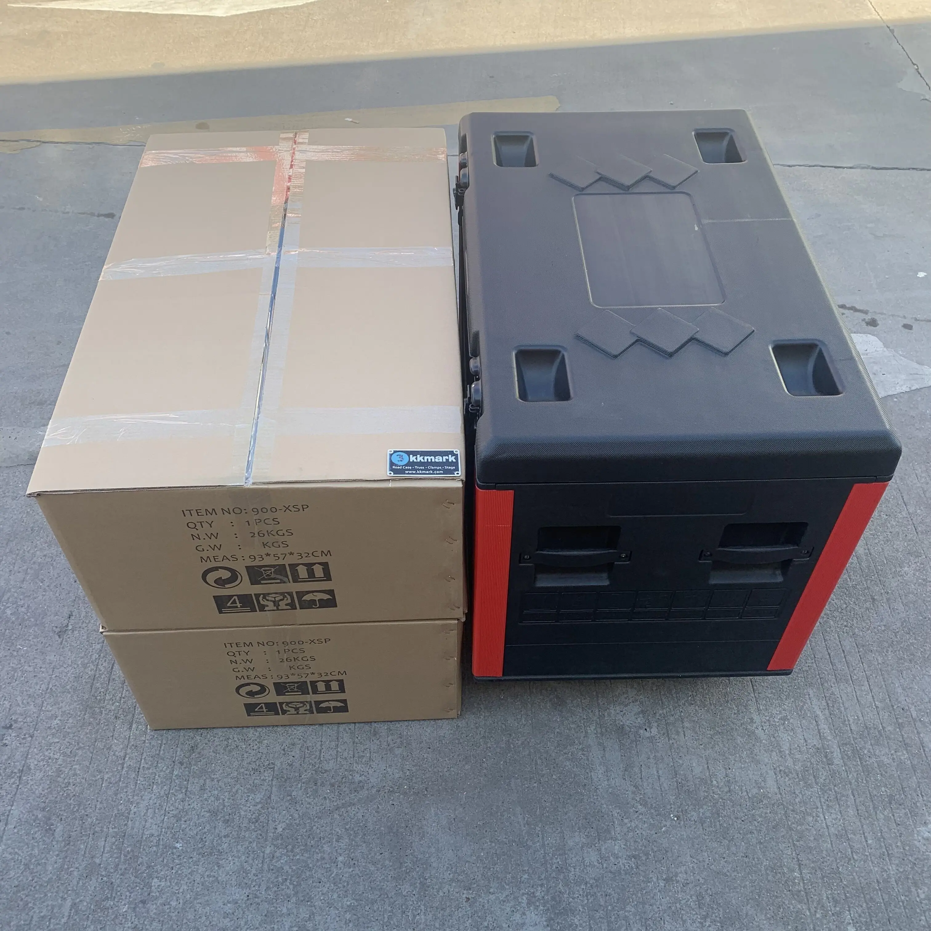 HDPE Plastic Flight Case for LED Display Screen - Adjustable Size