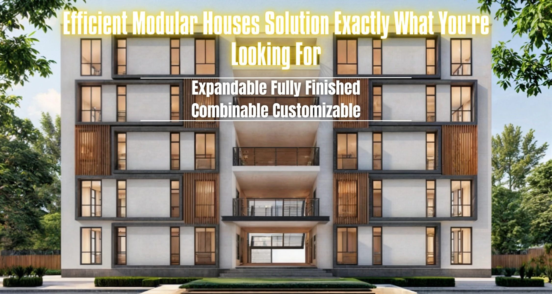 Fully Furnished Modular Units Customizable Interiors for Comfortable ...