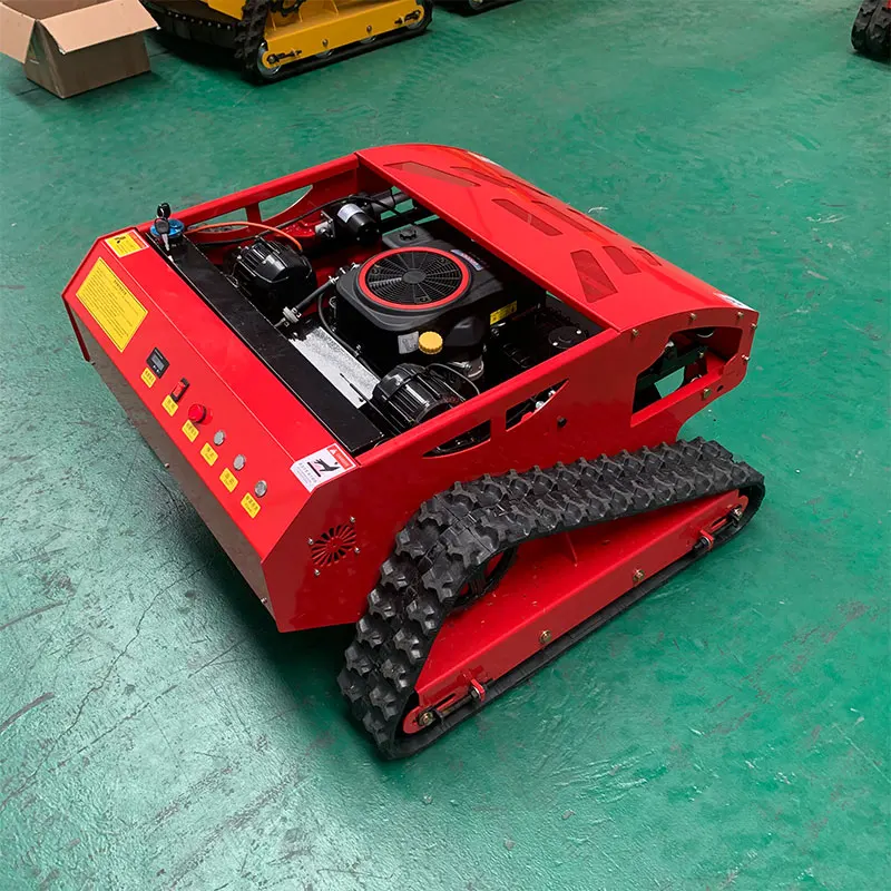 Electric Crawler Bush Cutter AI Robot Lawn Mower for Home Use
