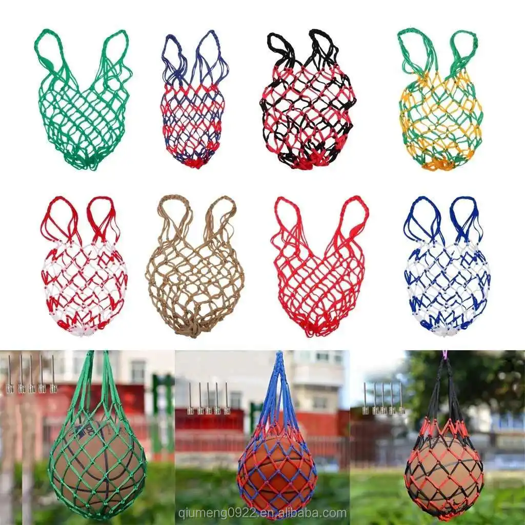 Basketball Football Soccer Multifunctional Mesh Net Bag Single Ball ...