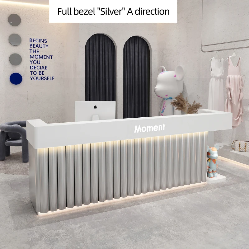 Modern Beauty Salon Club Front Desk Luxury Women's Clothing Store Bar ...