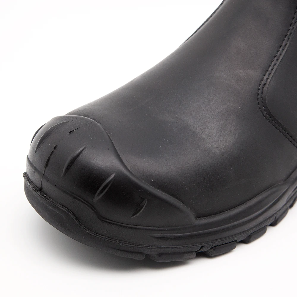 In Stock Ce Steel Safety Toe Anti-smash Anti-static Lip On Safety Boots ...