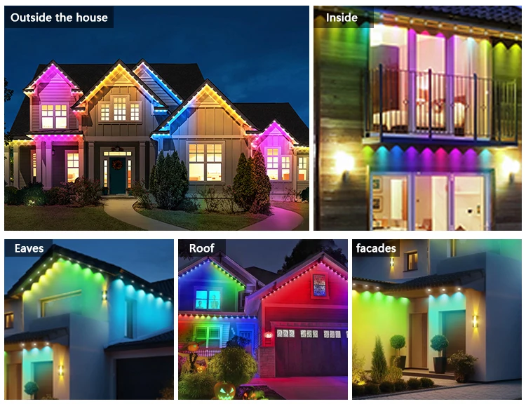 Factory Led Jellyfish Light Track Home Eave Trim 20mm 48v Ip68 ...