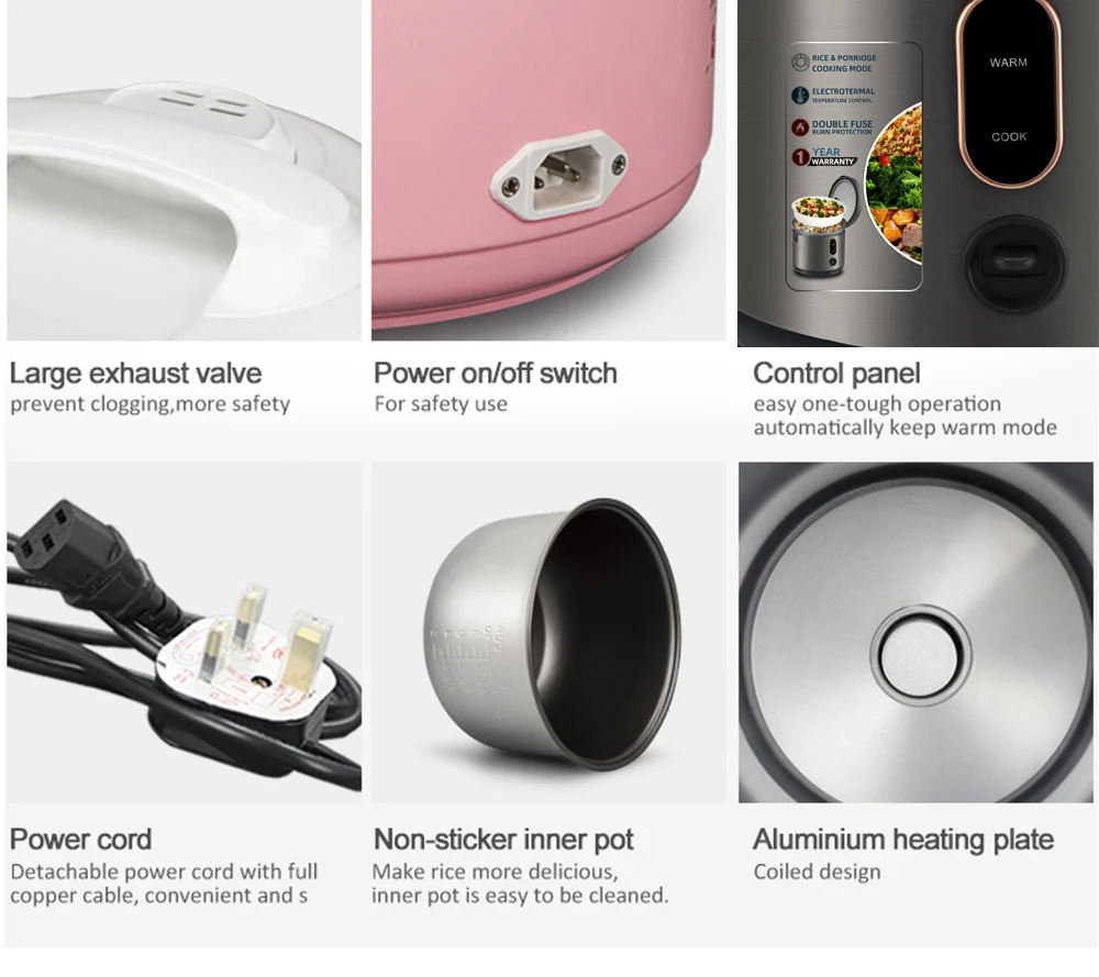 Deluxe Electric Rice Cookers - Fast, Efficient Cooking