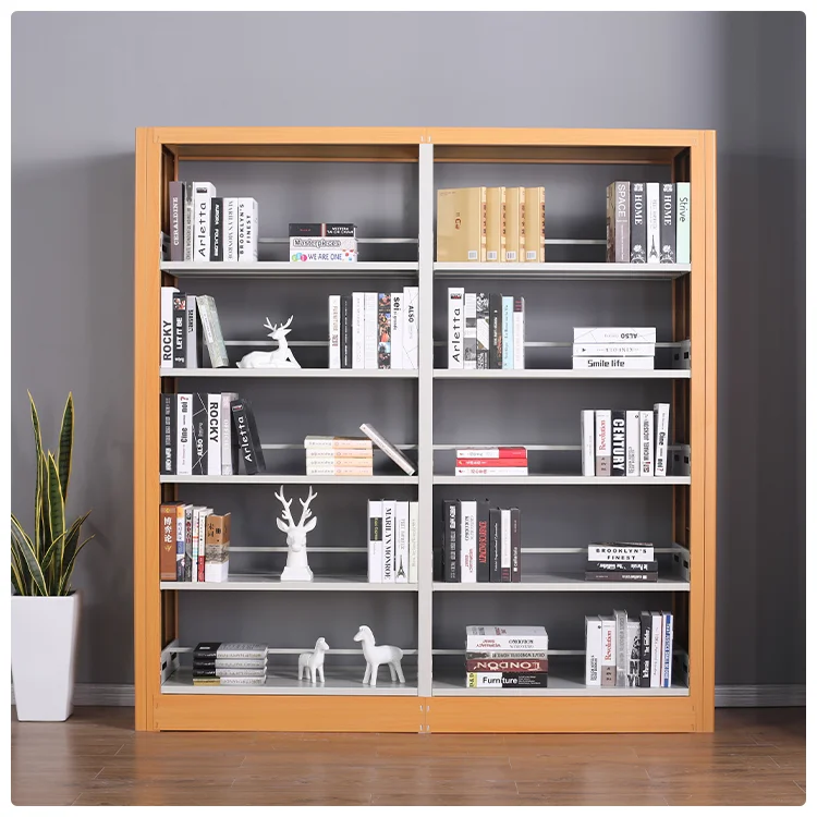 High Quality Modern Steel Library Bookcase Eco-Friendly Durable Metal ...