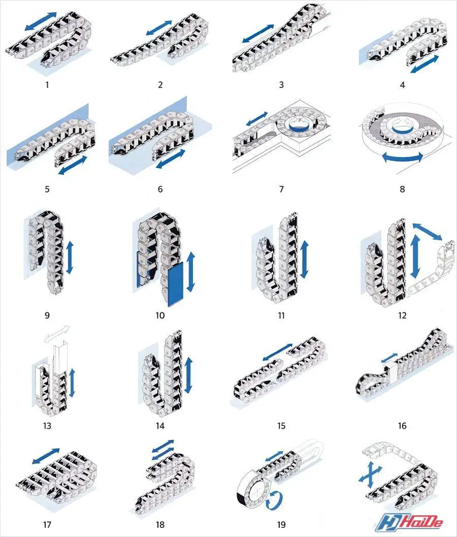 Metal Drag Chain Stainless Steel Drag Chain Drag Chain With Aluminum ...