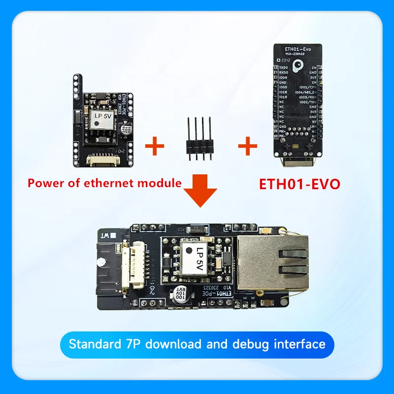 WT32-ETH01 EVO - ESP32 Ethernet Module for Iot Gateways