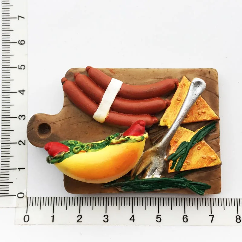3d Food Series Custom Resin Refrigerator Magnets Handmade Colorful Cute ...
