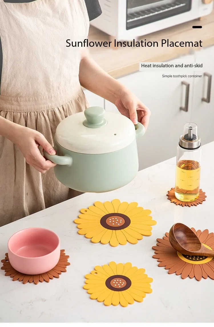 Cherry Blossom Coaster Insulation Mat Non-slip Mat Household Tea Cup ...