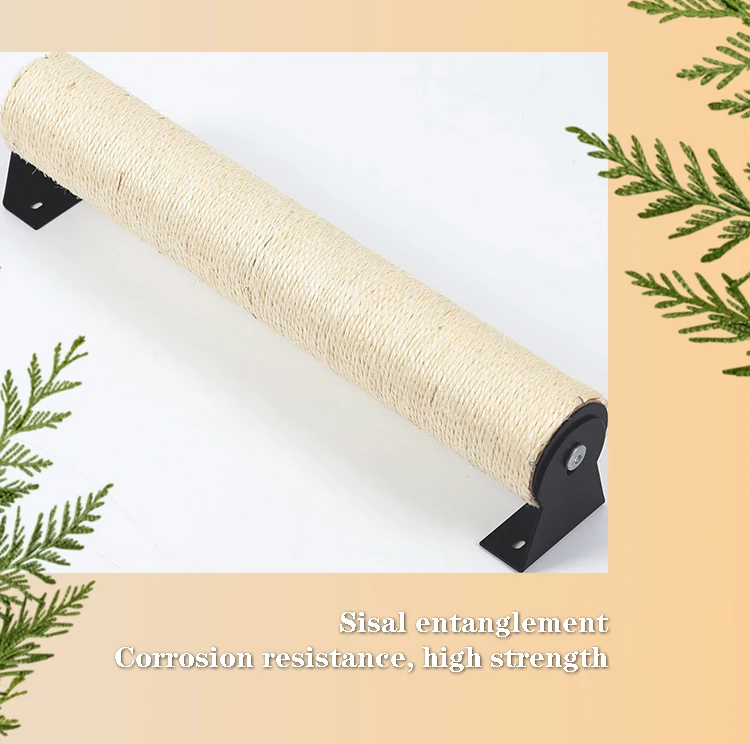 Modern Cat Wall Furniture Cat Scratch Post for Climbing Wooden Wall ...