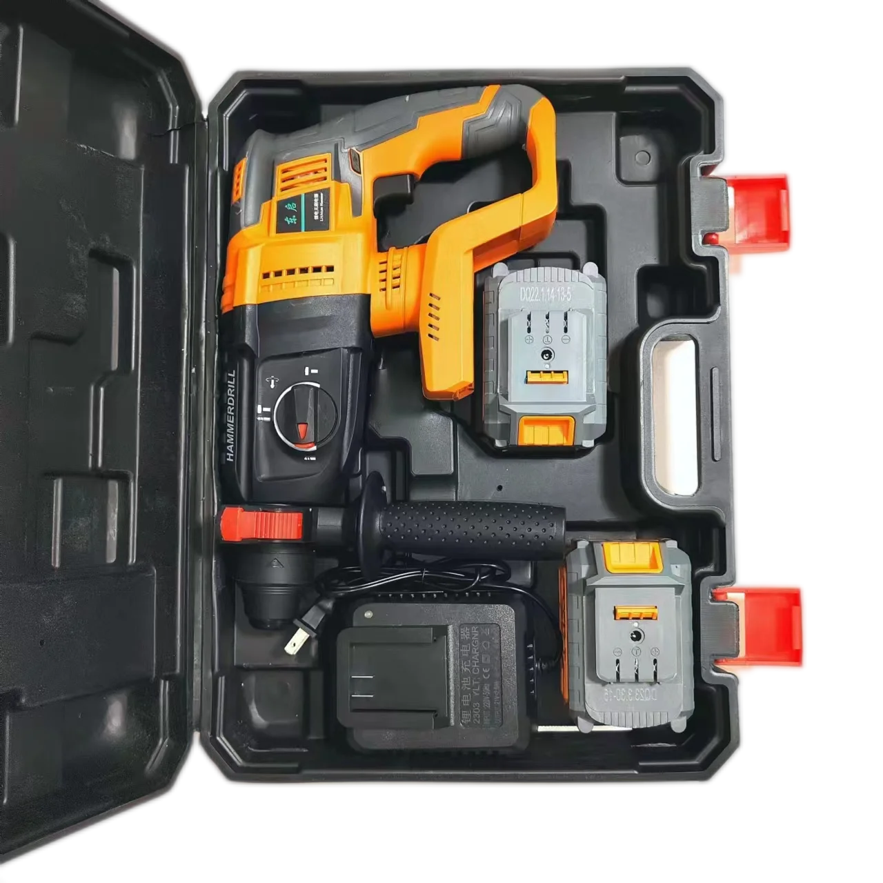 Lithium Ion Cordless Impact Drill Rotary Hammer Electric Drill Rotary ...