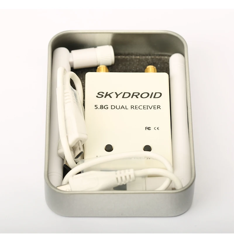 Skydroid Mini 5.8g Fpv Receiver Dual Antennas Uvc Video Downlink Otg ...