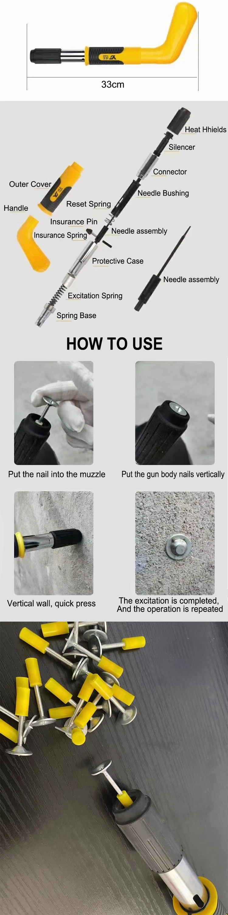 Silent Ceiling Fastening Tools - Reliable Installation