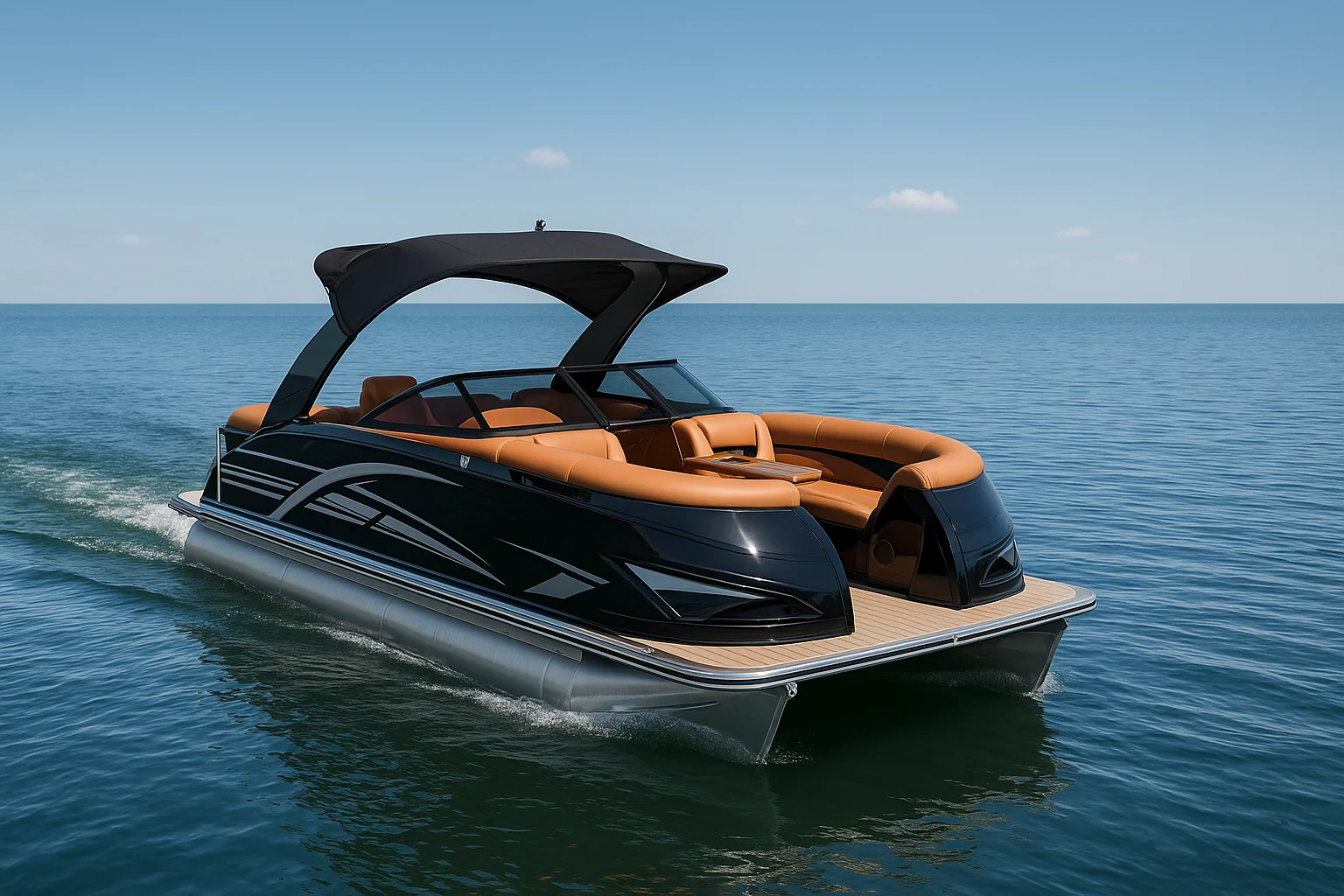 2025 Luxury Aluminum Pontoon Speedboat Model with CE Certification ...