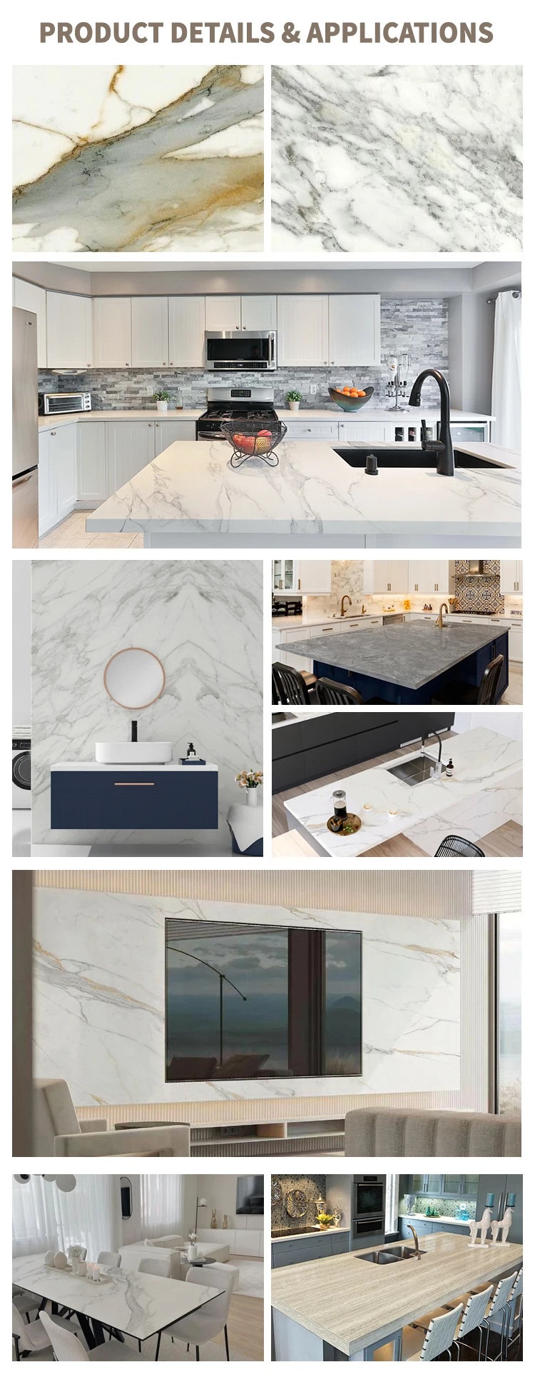 3200*160mm Format Big Size Slab Porcelain Tile Popular Design Marble ...