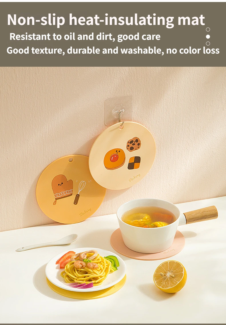 Baking Placemats Table Insulating Mats Anti-scald Waterproof Oil ...