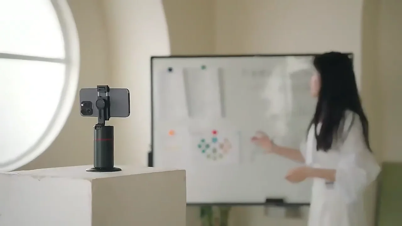 360 Rotation Ai Smart Gimbal Smartphone Stabilizer For Mobile Photo ...