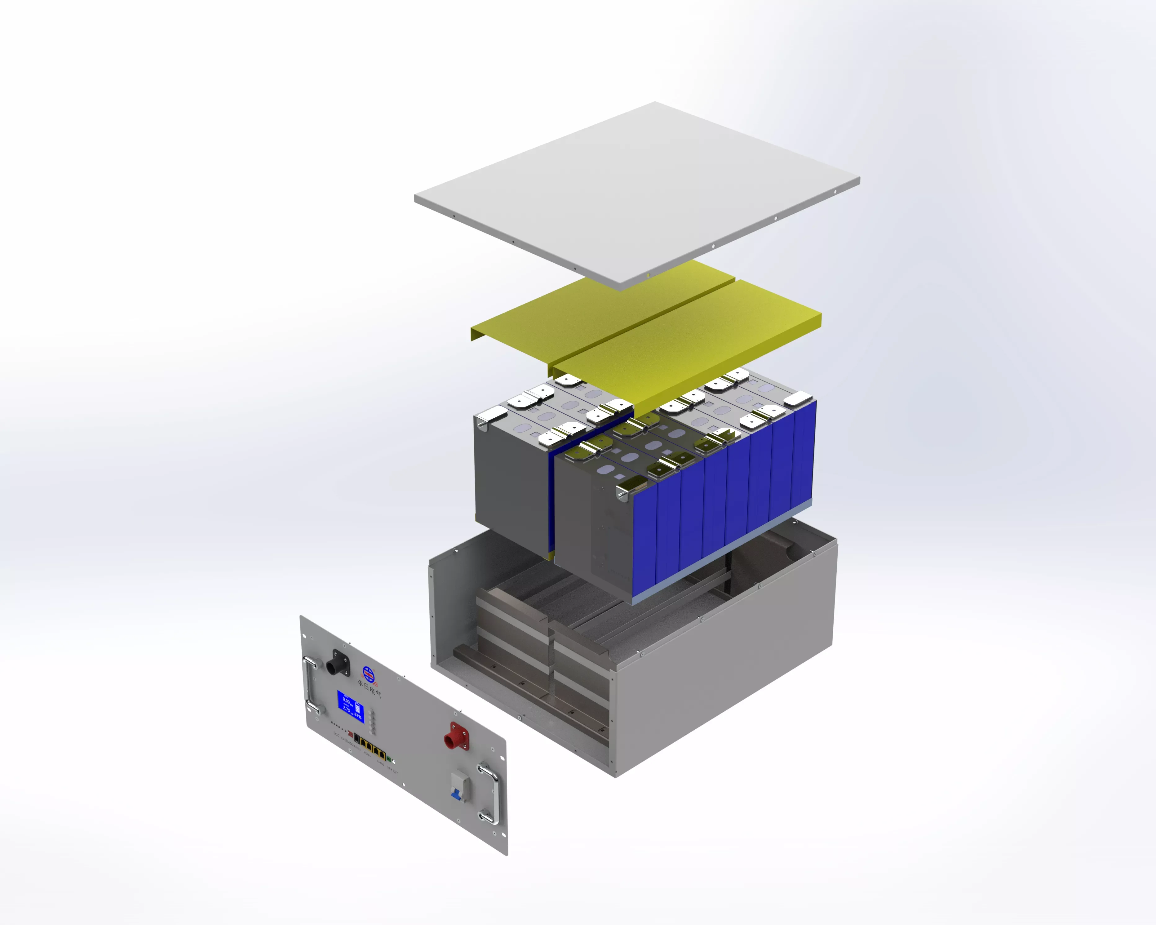 Ess Ups Inverter Rack Cabinet 48v 100ah Lifepo4 Battery 5kwh Lithium Li ...